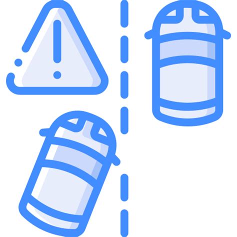 Caution Basic Miscellany Blue Icon