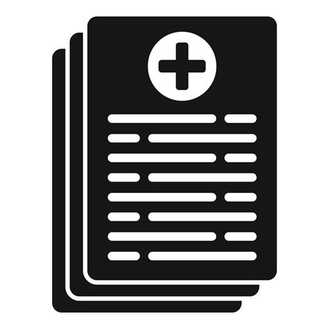 Therapist Papers Icon Simple Vector Physical Therapy 15152241 Vector
