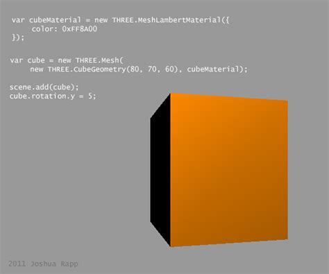 Webgl Created Cube Web Development Blog News And Tutorials