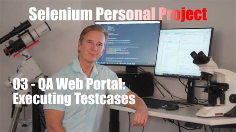 Selenium Personal Project 03 Qa Web Portal Executing Testcases
