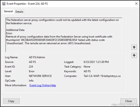 AD FS Web Application Proxy Re Establish Proxy Trust Hello