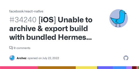 [ios] unable to archive and export build with bundled hermes with mismatched clang versions