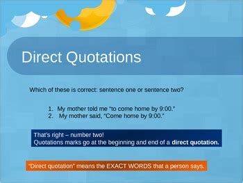 Punctuating Dialogue Quotation Marks By Rae Galeazzi TPT