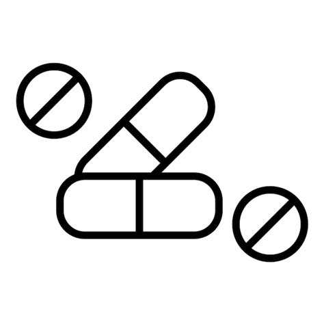 Premium Vector Pills And Tablets Vector Illustration Style