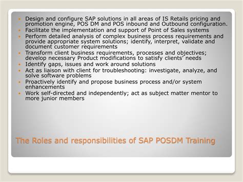 Ppt Sap Posdm Training Sap Posdm Online Training In India Tt