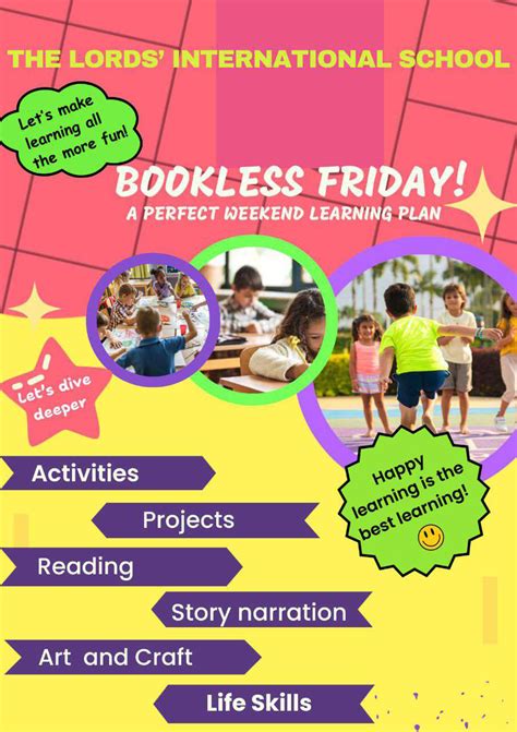 Bookless Friday The Lords International School