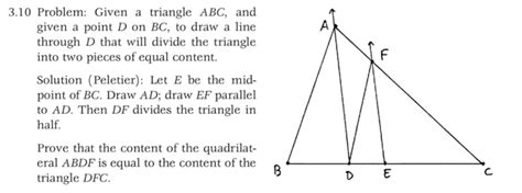 Solved 3 10 Problem Given A Triangle ABC And Given A Point Chegg Com