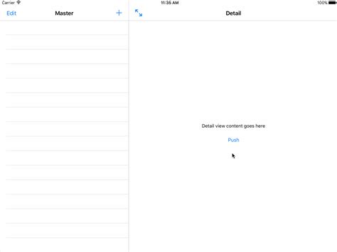 Ios Setting Uisplitviewcontrollers Preferreddisplaymode Whilst Pushing Onto Detail Navigation