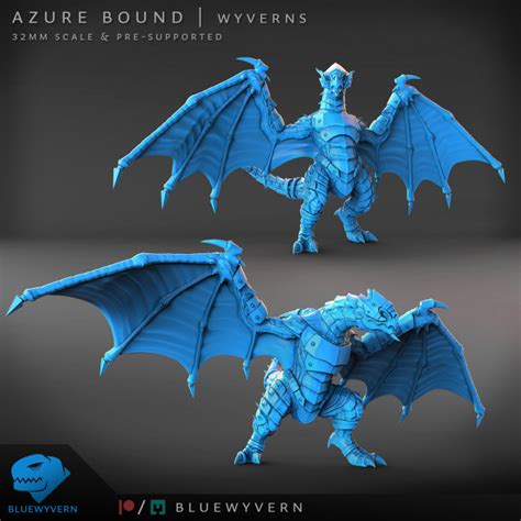 3d Printable Azure Bound Complete Set A By Bluewyvern