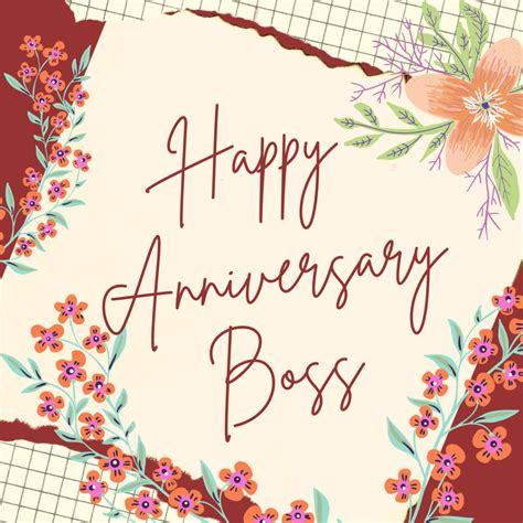 Work Anniversary Wishes For Boss