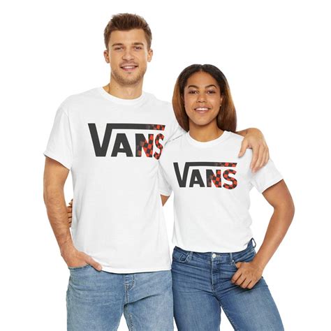 Vans Logo Stylish Unisex Heavy Cotton Tee With Custom Vans Design