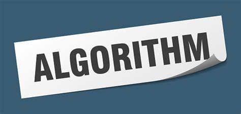 Algorithm Sticker Algorithm Square Sign Algorithm Peeler Stock