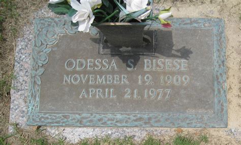 Odessa S Bisese 1909 1977 Find A Grave Memorial