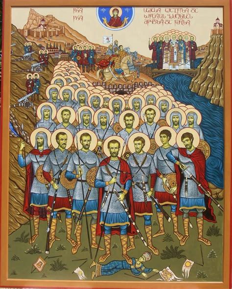 Three Hundred Aragveli Martyrs Who Fought The Persians In 1795 Ícones Verdade E Vida Verdades
