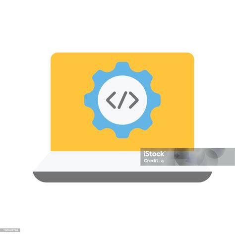 프로그래밍 웹 개발 개념 화면 노트북의 코드입니다 프로그래밍 개념 그림입니다 웹 개발자 개념 그림입니다 코딩 벡터 개념 그림을