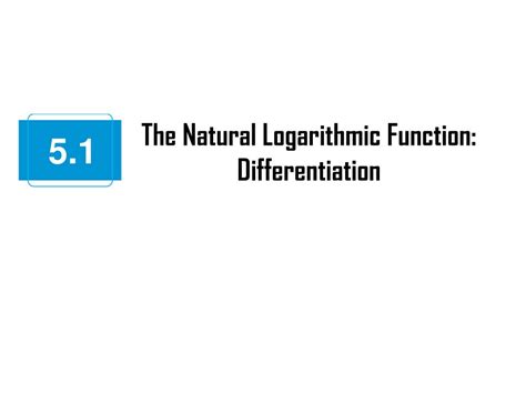 PPT Logarithmic Exponential And Other Transcendental Functions