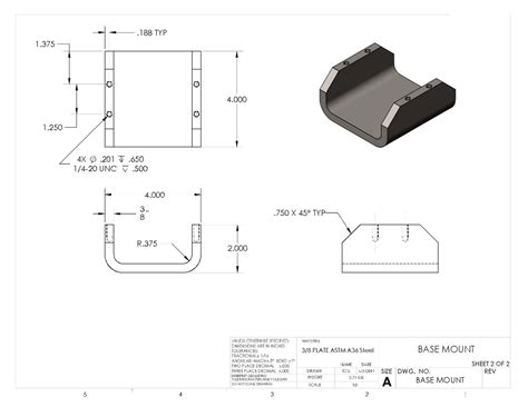 Solved Solidworks Problem Please Model This Part And Upload