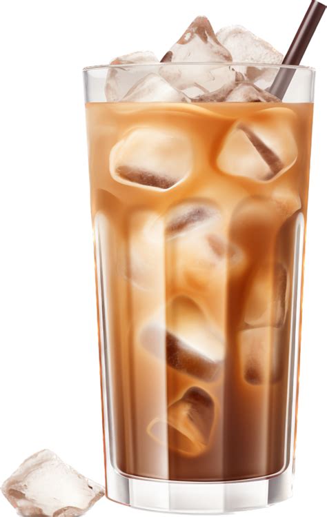 Iced Latte Png With Ai Generated 27309409 Png