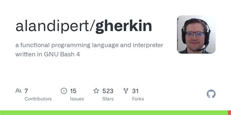 Github Alandipert Gherkin A Functional Programming Language And Interpreter Written In Gnu Bash 4