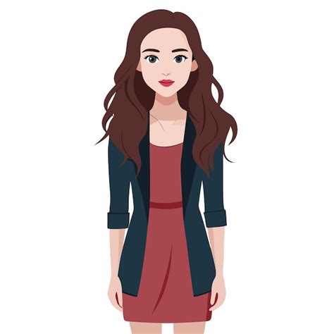 Fashion Girl Clipart Vector Illustration Premium Ai Generated Vector