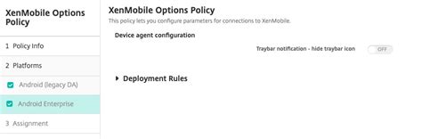 Xenmobile Options Device Policy Xenmobile Server