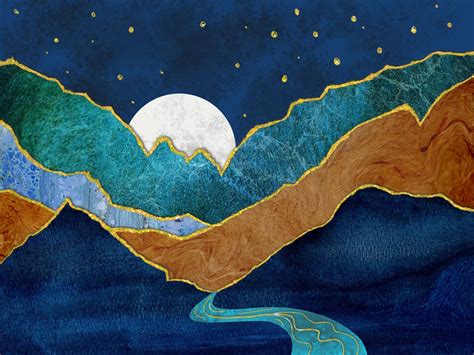Torn Paper Landscape Collage Tutorial Procreate Debbie Merhege