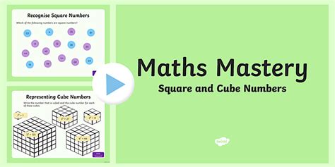 What Are Square And Cube Numbers Cube Numbers Up To 100