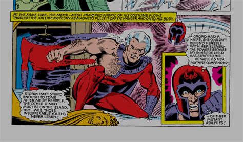 Magneto Gets Dressed Uncanny X Men Vol R Comicbooks