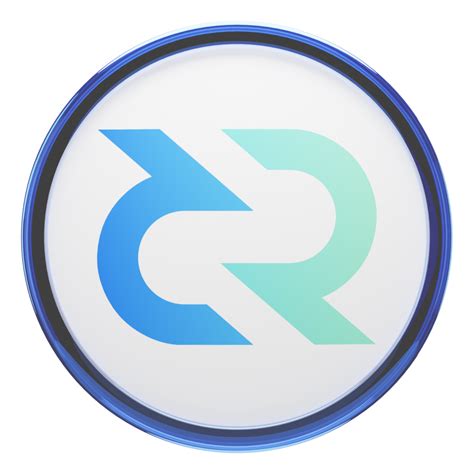 Decred Dcr Glass Crypto Coin 3d Illustration 24092821 Png