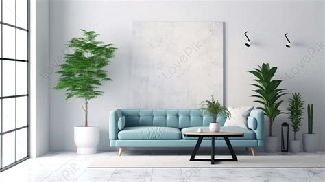 질감 있는 흰색 벽이 있는 파란색 소파가 강조된 거실의 3d 렌더링 거실 배경 흰색 거실 배경 거실 가구 배경 이미지 Hd 거실 흰색 거실 거실 가구 배경 사진