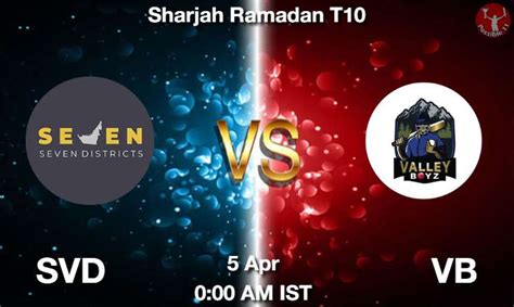 Svd Vs Vb Match Preview Team Analysis Live Cricket 05 Apr 2023 12