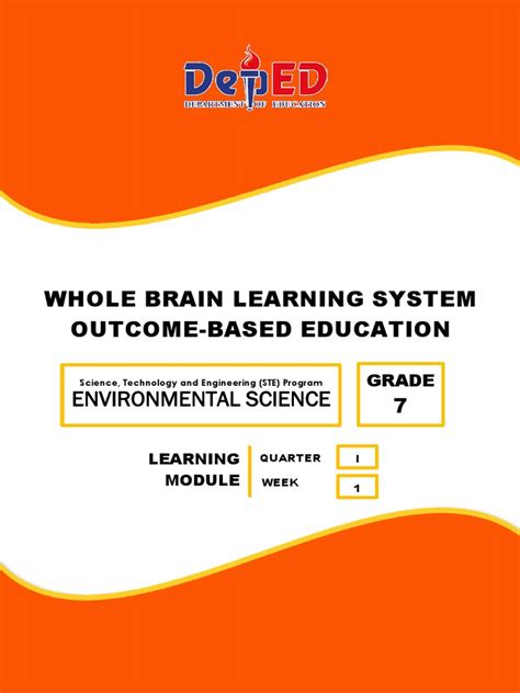 Environmental Science Module G7 Q1 Week 1 Pdf Pdf Ecosystem Natural Environment