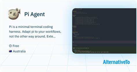 Pi Agent Pi Is A Minimal Terminal Coding Harness Alternativeto
