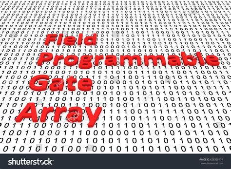 Field Programmable Gate Array Form Binary Stock Illustration 628358174
