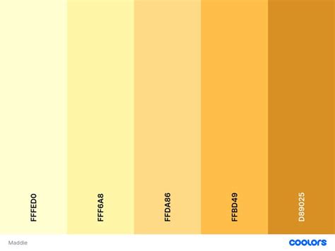 Maddie Color Palette