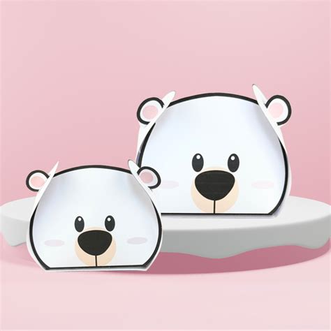 Super Cute Bear T Box Templates