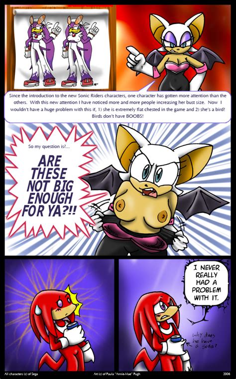Rule 34 2006 Annie Mae Knuckles The Echidna Rouge The Bat Sonic Series Sonic Riders Wave The