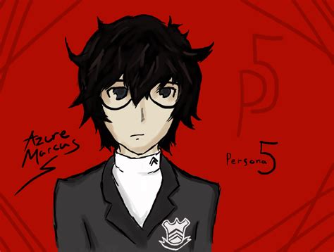 Persona 5 Protag Arrives By Azuremarcus On Deviantart