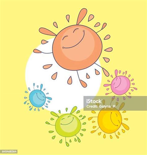 부드러운 색상 태양 재미 마스코트 거품 모양 태양 토끼 또는 토끼 아이 프로젝트에 대한 간단한 벡터 일러스트 디자인 가벼운에 대한 스톡 벡터 아트 및 기타 이미지 Istock