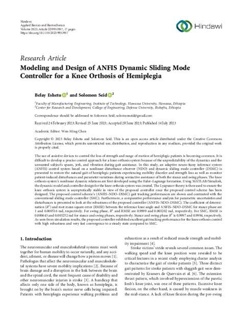 Pdf Modeling And Design Of Anfis Dynamic Sliding Mode Controller For