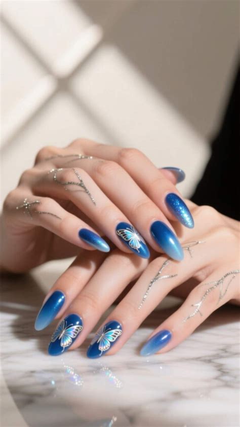 Top 25 Blue Gel Nails Gorgeous Ideas Every Mood And Season
