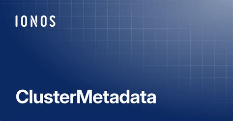 Clustermetadata Golang Sdk