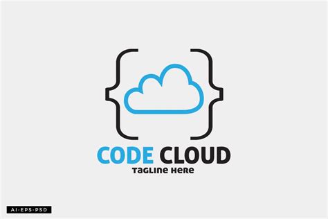 Code Cloud Web Developer Logo Graphic By Feydesign · Creative Fabrica
