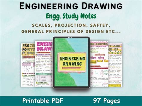 Engineering Drawing Aesthetic Notes Pdf For Engineering Courses Bachelor Of Engineering