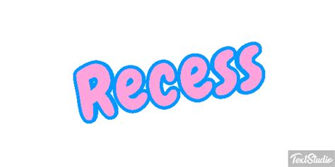 Recess Cartoon Animated  Logo Designs