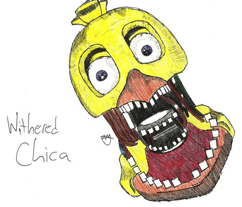 Withered Chica By Admiralnighton On Deviantart