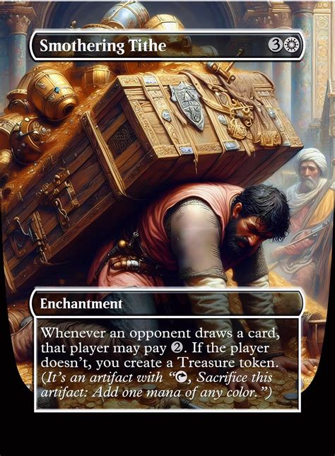Custom Art Smothering Tithe Edh Proxies