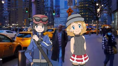 I Met Calem And Serena Again By Playabiyyu On Deviantart
