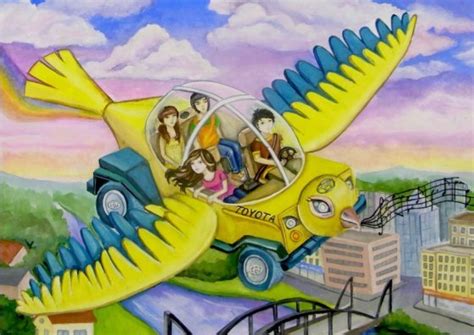 아이들이 그린 자동차의 미래 어디까지 실현됐을까 네이트뷰