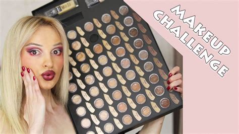 მაკიაჟი ჩელენჯი ფერებს ვირჩევ შემთხვევით Youtube